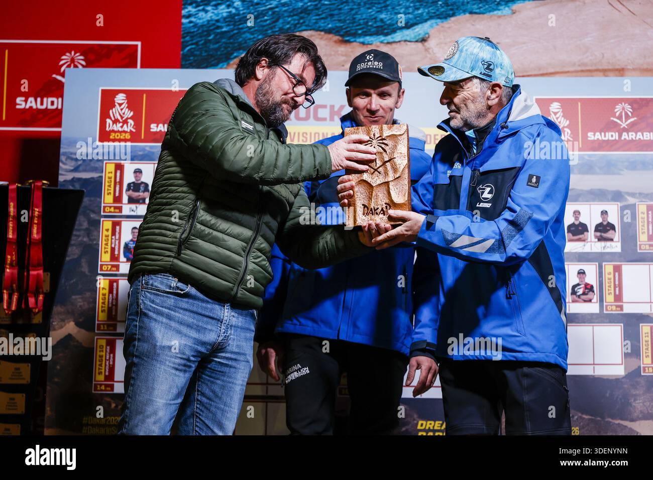 CASTERA David, Director of the Dakar Rally, SABY Bruno (fra), Rebellion - Spierings, Taurus ...