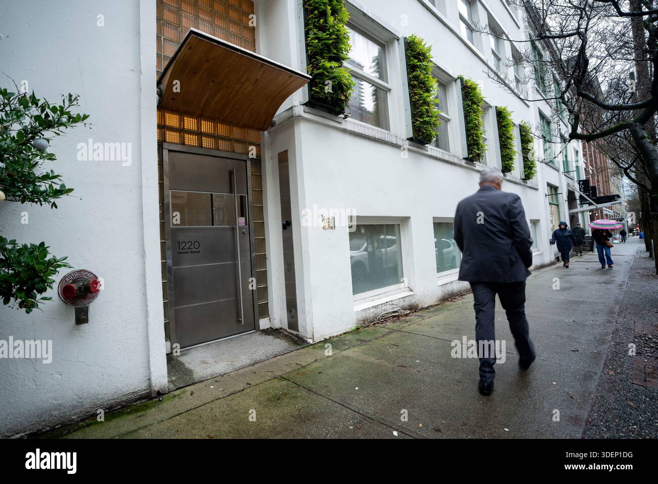 A four storey building is pictured at 1220 Homer Street in Vancouver ...