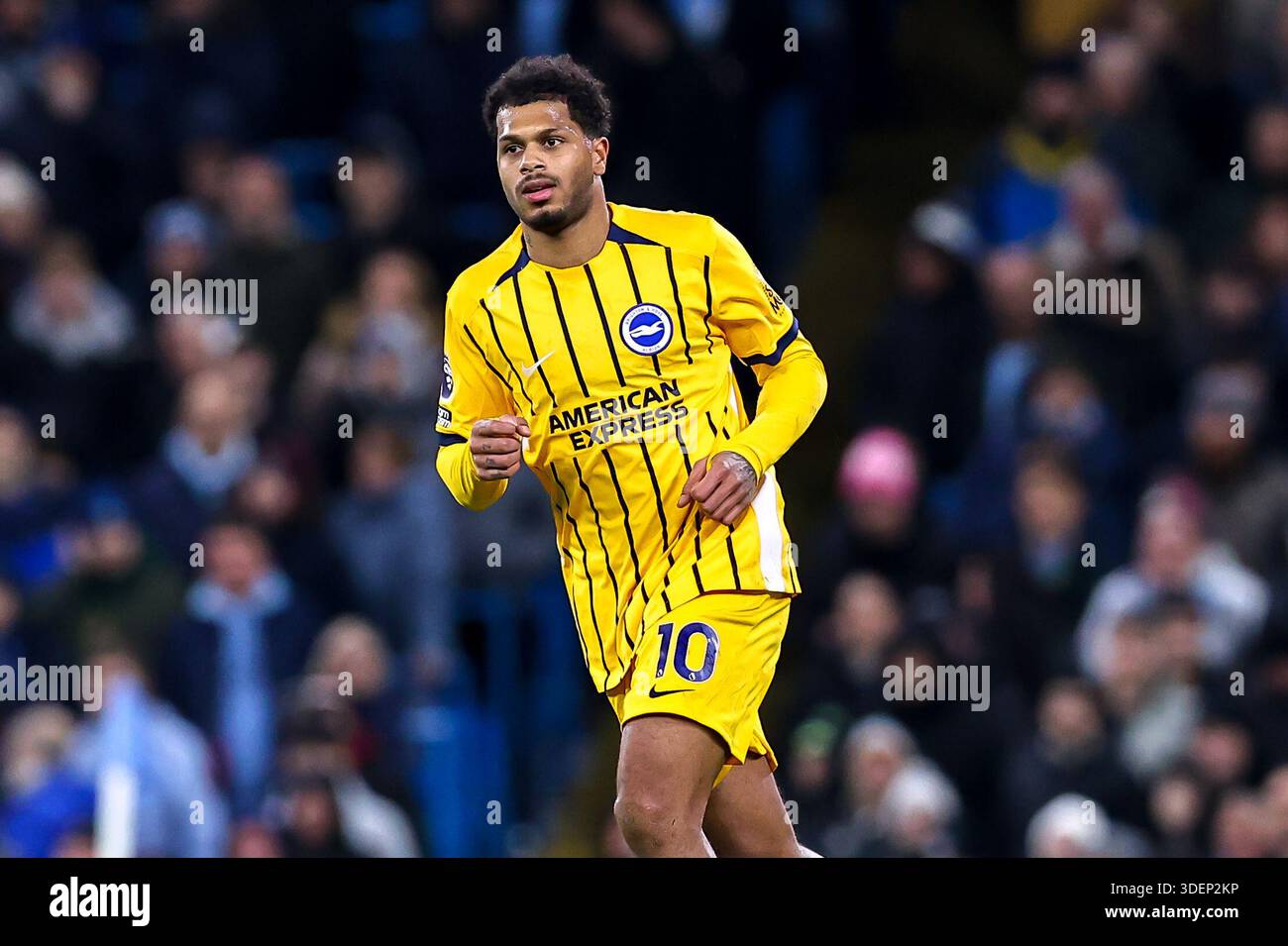 Georginio Rutter of Brighton and Hove Albion during the Manchester City ...