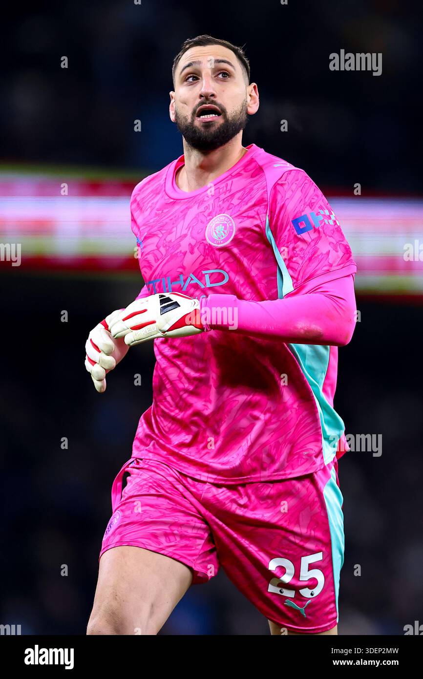 Gianluigi Donnarumma of Manchester City during the Manchester City v ...
