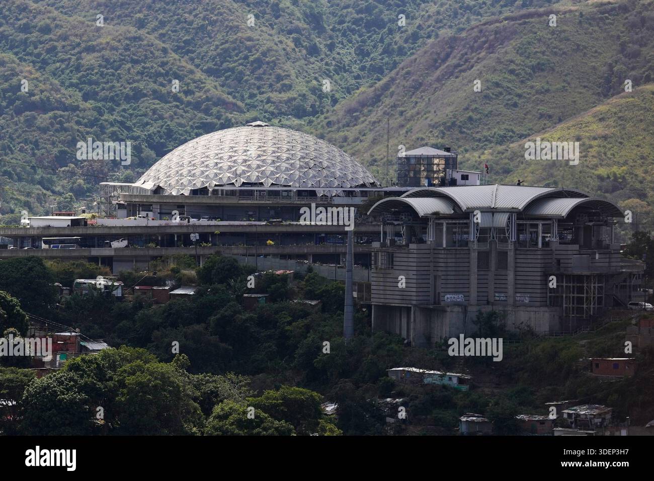 El Helicoide, headquarters of Venezuela's intelligence service stands ...