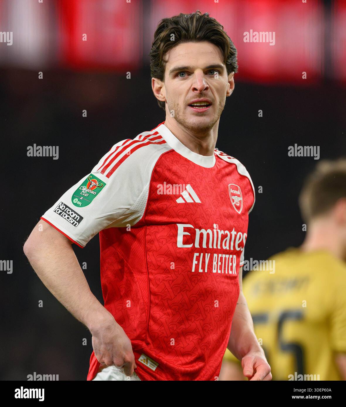 Arsenal v Crystal Palace - Carabao Cup - Emirates Stadium. Declan Rice ...