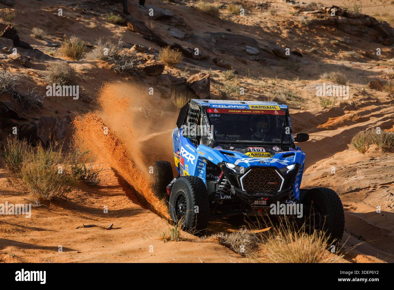 8th January 2026; Bivouac Refuge, Saudi Arabia; 2026 Dakar Rally, Stage ...