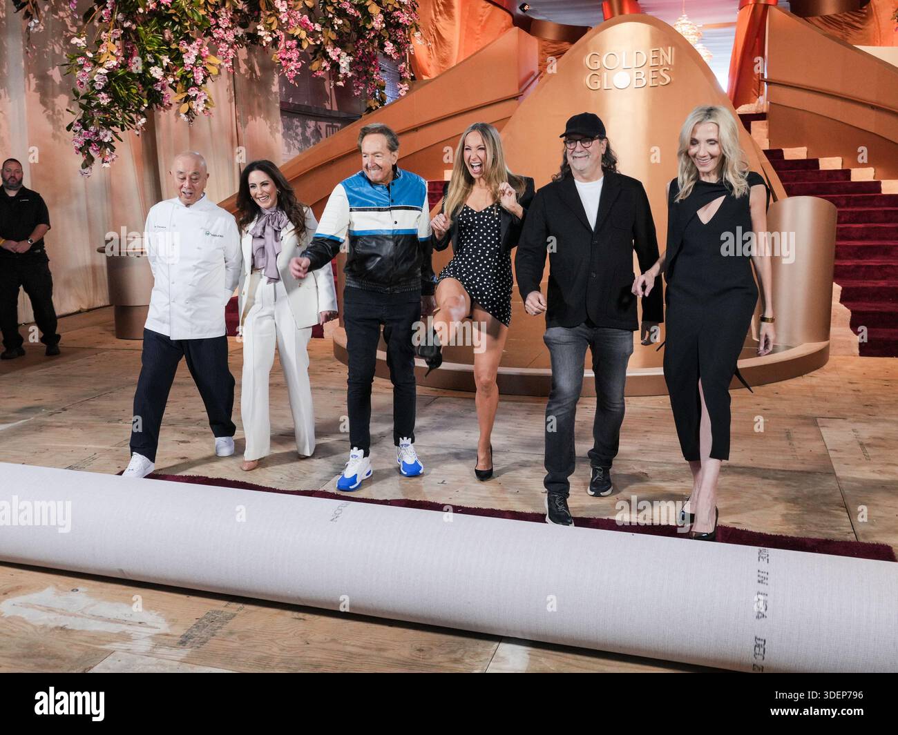 Chef Nobu Matsuhisa, Sharona Nazarian, Barry Adelman and Host Nikki ...