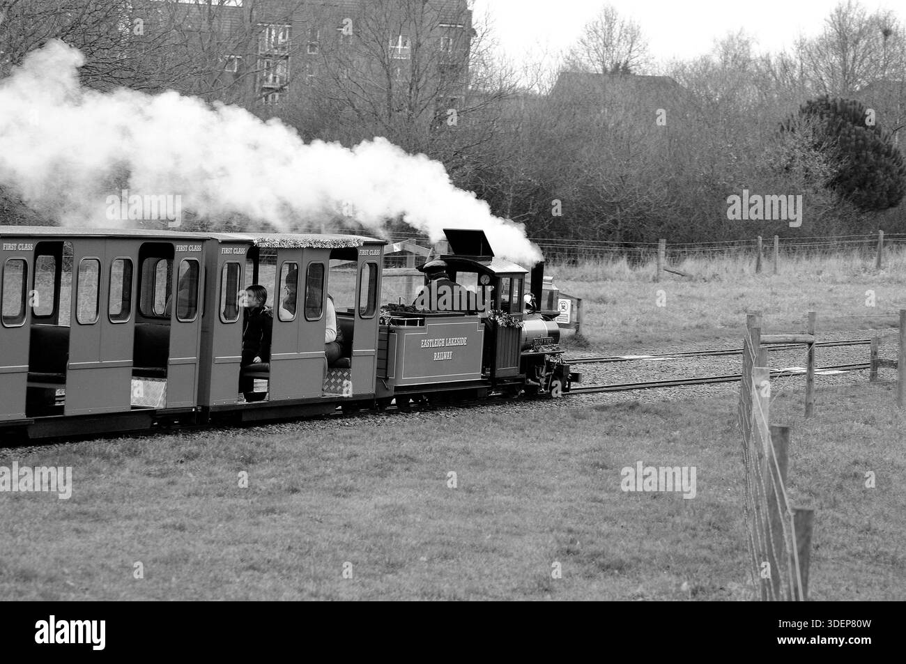 "Sandy River" leaving the main station with a train for Monks Brook ...