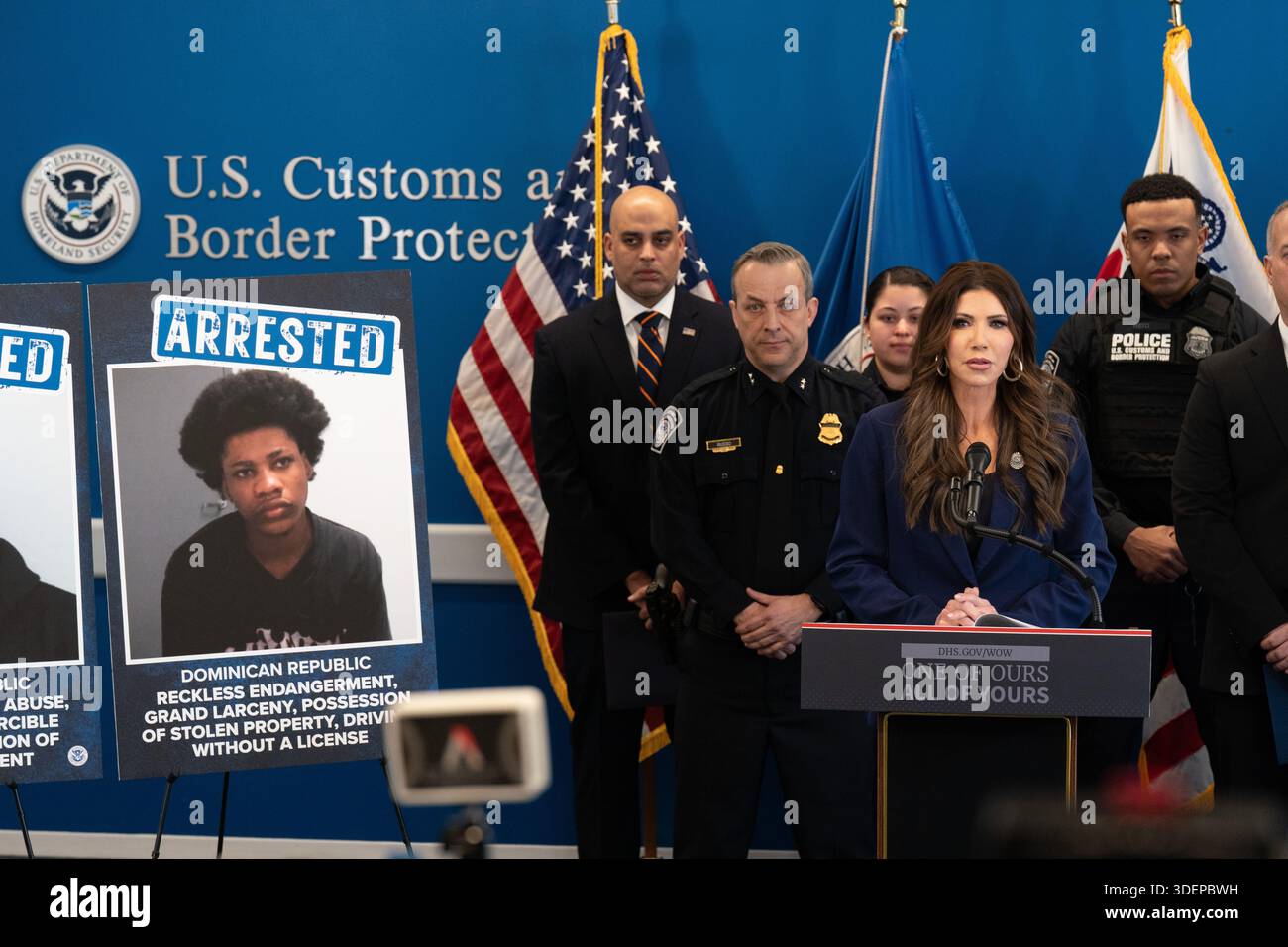 New York, United States. 08th Jan, 2026. US Department of Homeland ...