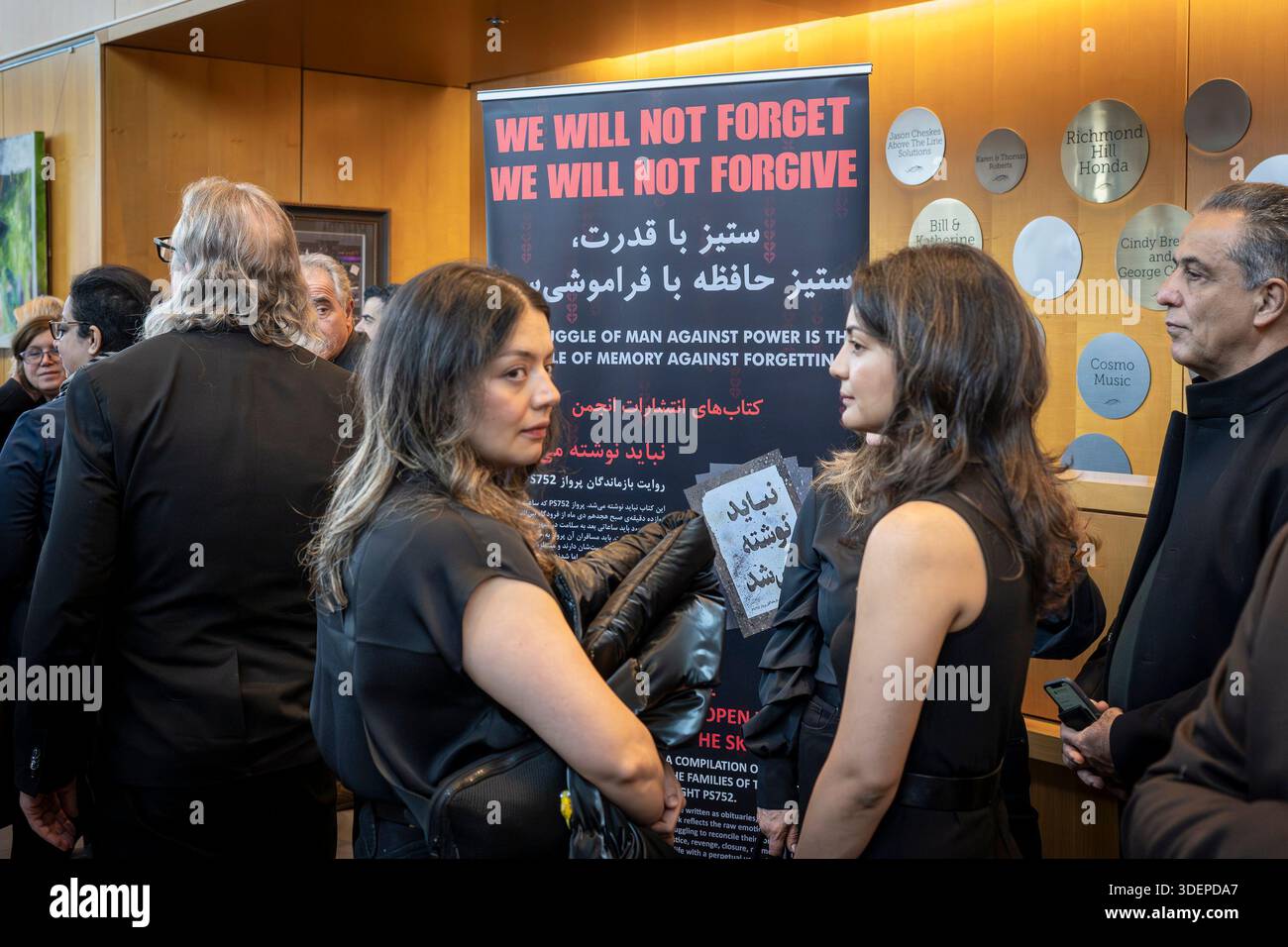 Friends and relatives arrive at a ceremony commemorating the six-year ...