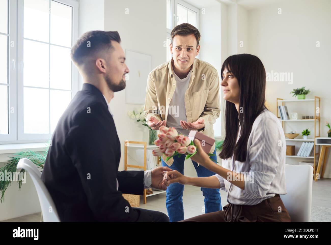 Secrecy tension hi-res stock photography and images - Alamy