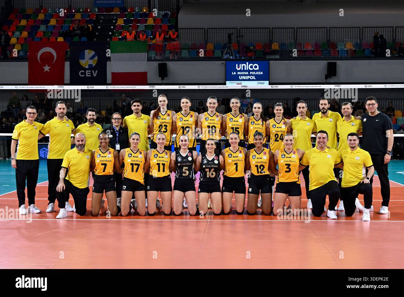 Vakifbank Istanbul team during Savino Del Bene Scandicci vs VakifBank ...