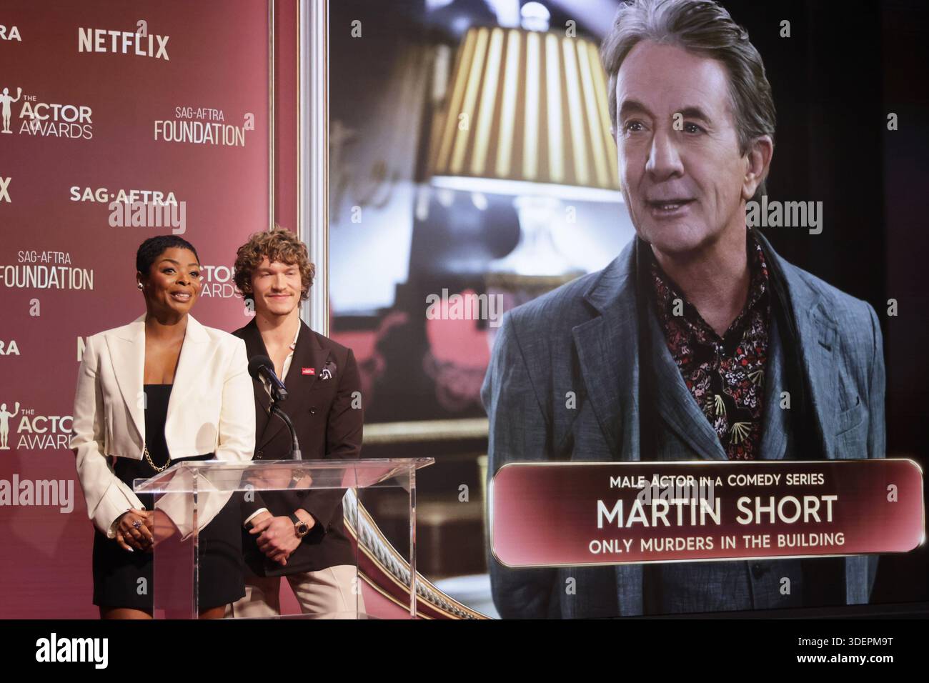 Janelle James and Connor Storrie at the 32nd Annual Actor Awards ...