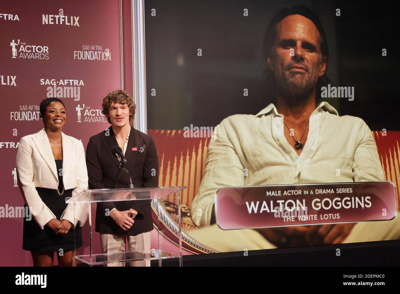 Janelle James and Connor Storrie at the 32nd Annual Actor Awards ...
