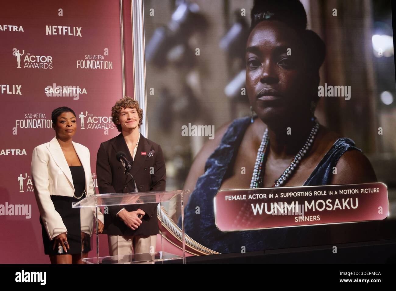 Janelle James and Connor Storrie at the 32nd Annual Actor Awards ...