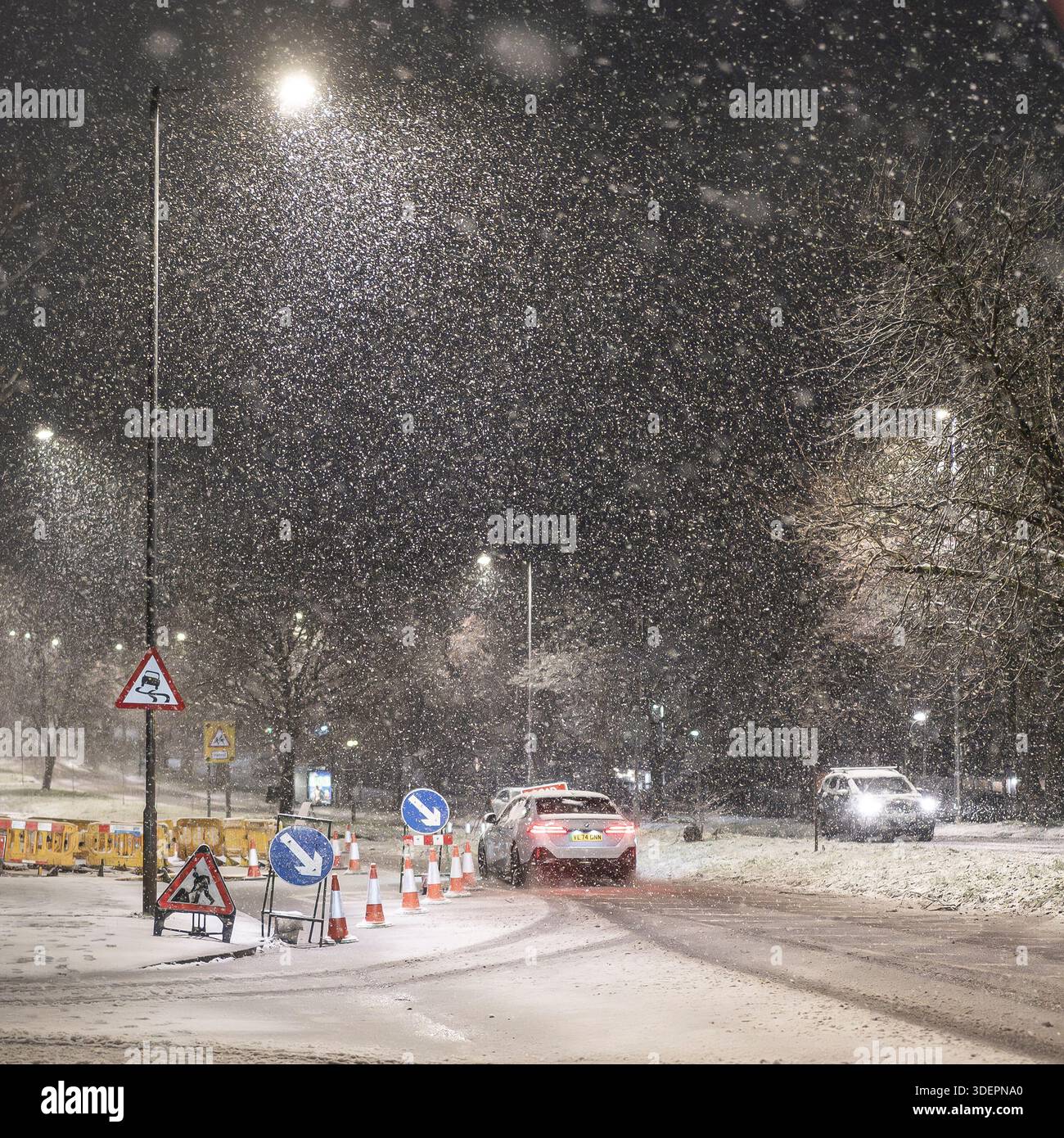 Kidderminster, UK. 8th January, 2026. UK weather: Storm Goretti brings ...