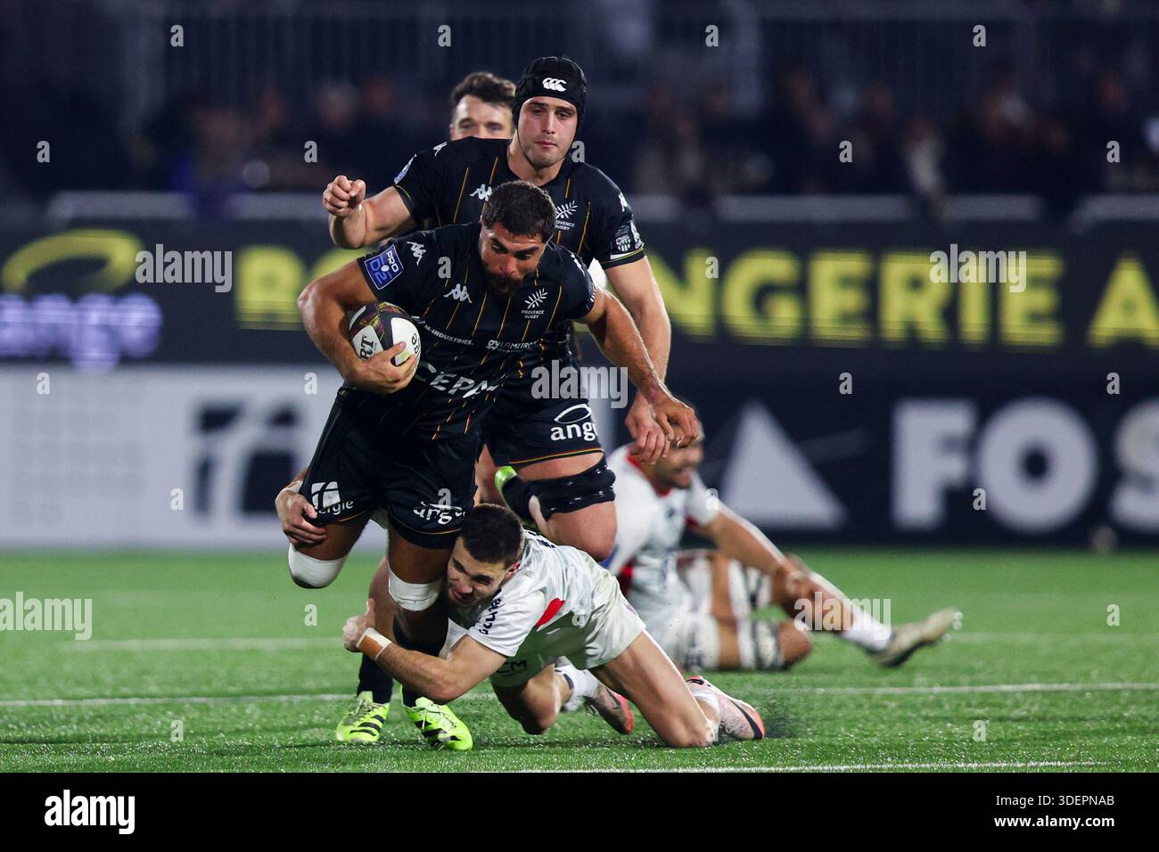 Guillaume PIAZZOLI of Provence Rugby during the Pro D2 match between ...