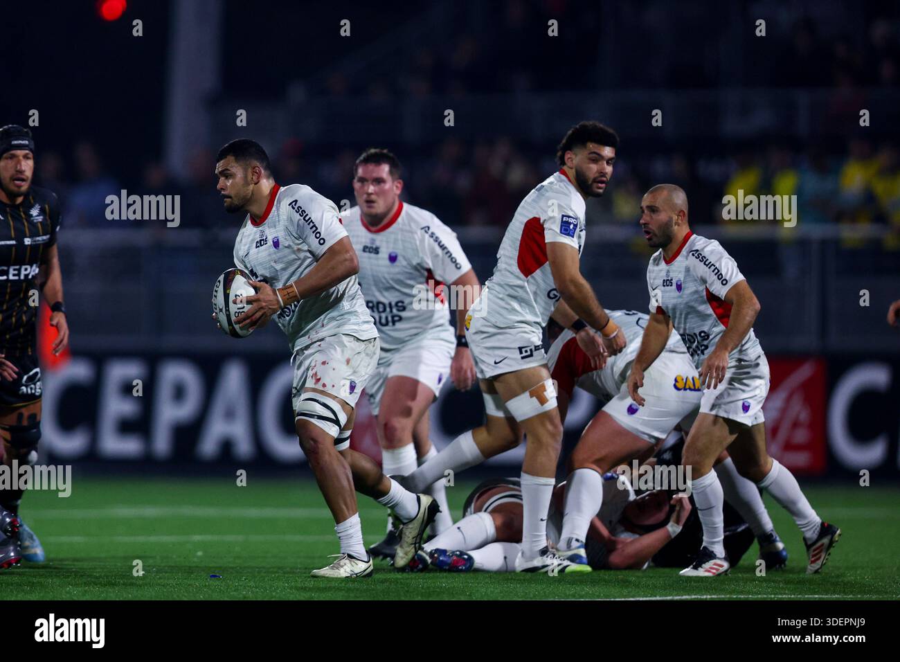 Joshua THOMPSON of Grenoble during the Pro D2 match between Aix-en ...