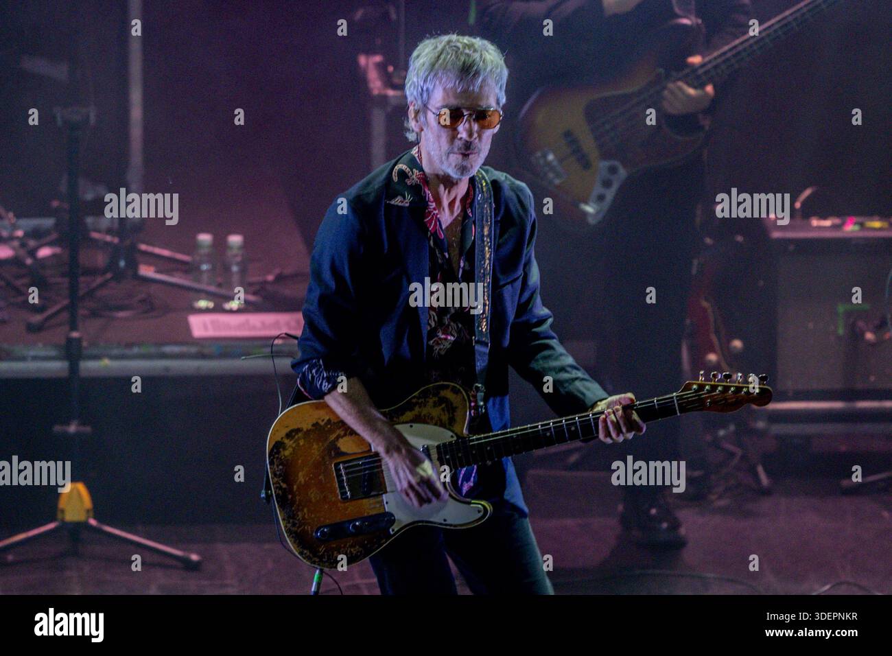 Argentine singer Ariel Rot, during a concert at the Eslava Theater, on ...