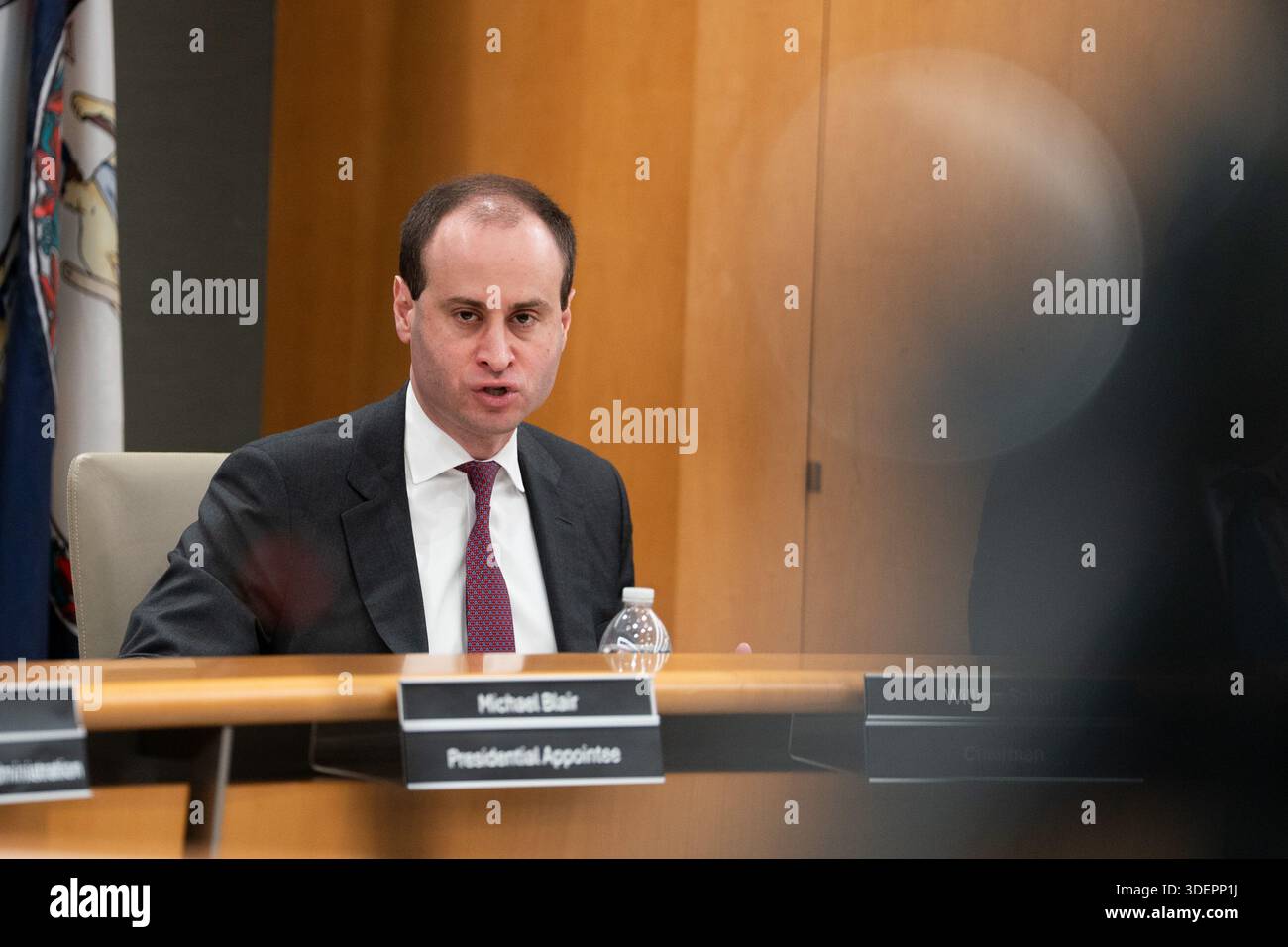 National Capitol Planning Commission chairman William Scharf speaks ...