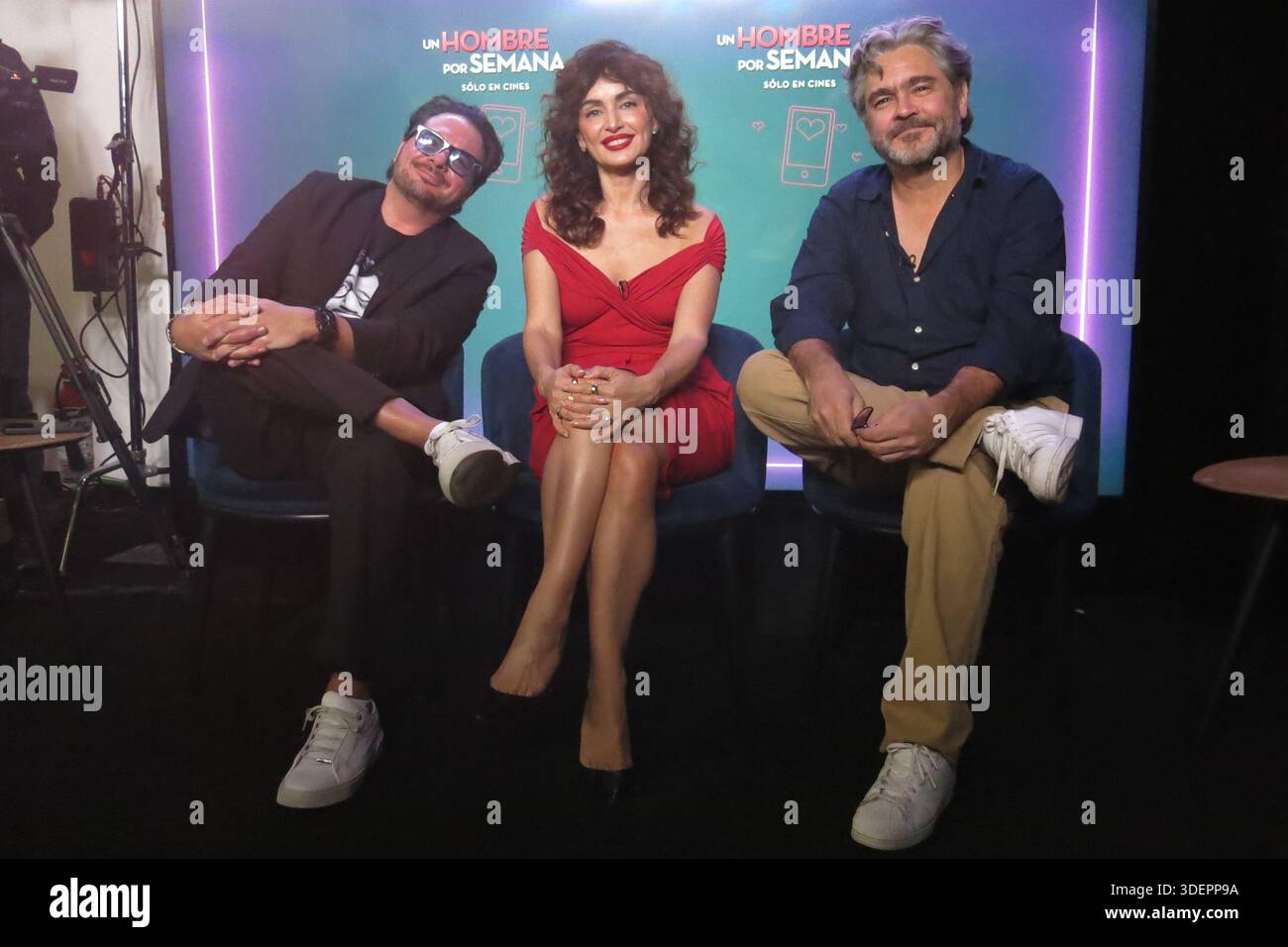 Director Marco Polo Constandse, left, actress and codirector Ana de la ...