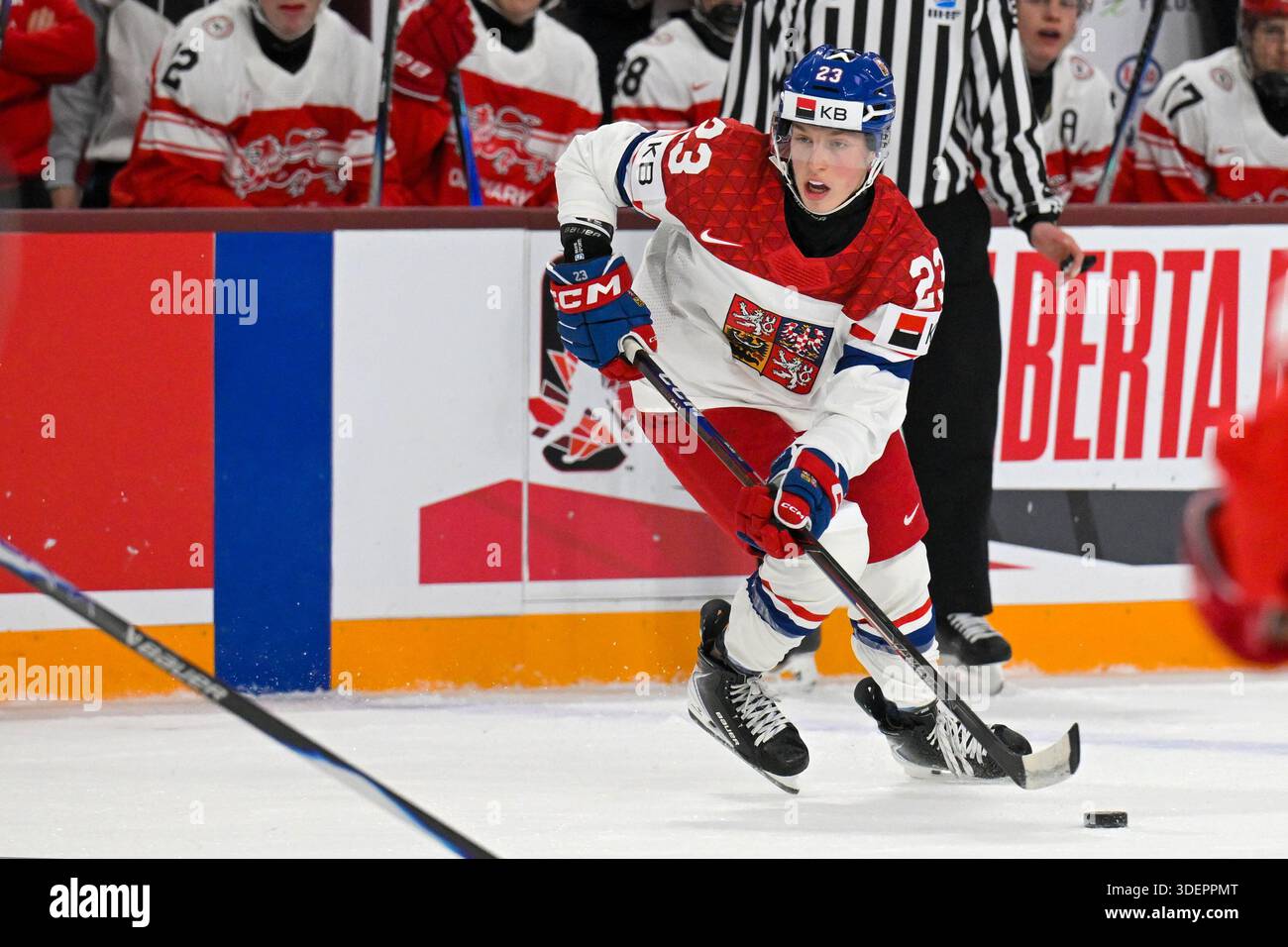 MINNEAPOLIS, MN - DECEMBER 27: Czechia defensemen Tomas Galvas (23 ...