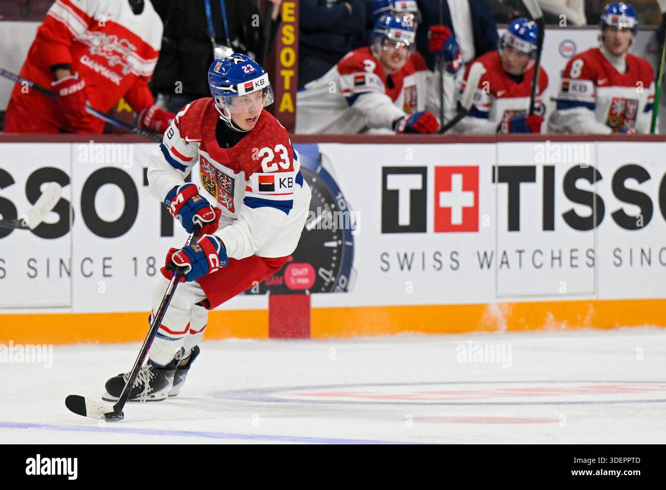 MINNEAPOLIS, MN - DECEMBER 27: Czechia defensemen Tomas Galvas (23 ...