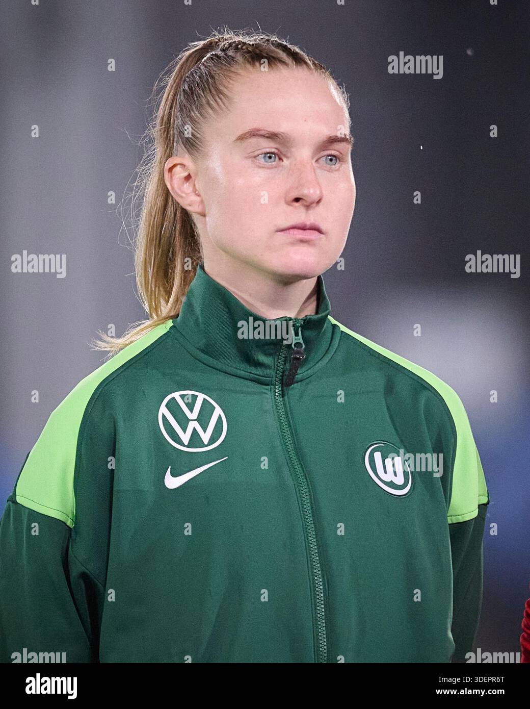 VfL Wolfsburgo’s Janina Minge during Women’s Champions League 2025-2026 ...