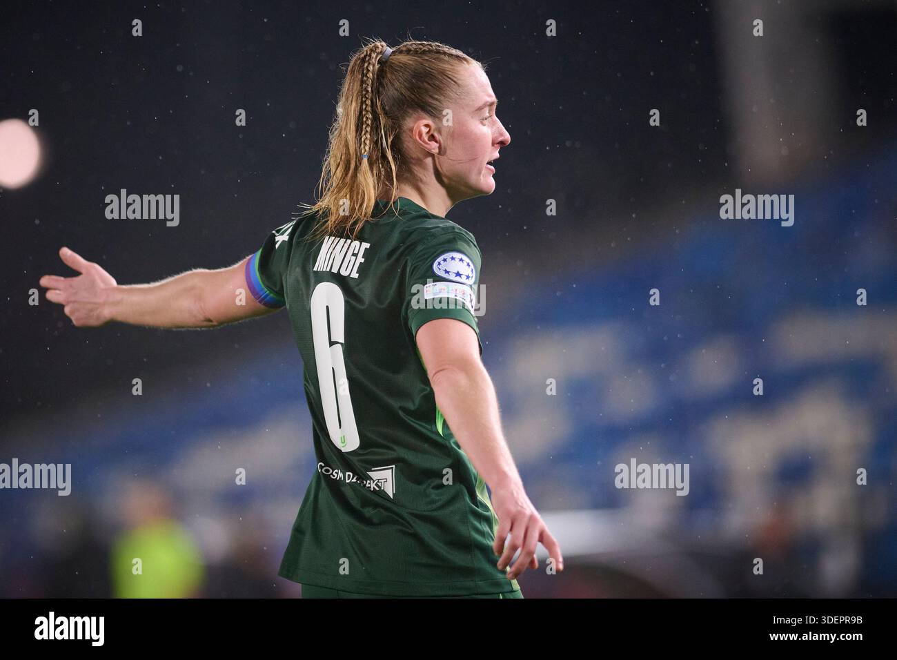 VfL Wolfsburgo’s Janina Minge during Women’s Champions League 2025-2026 ...
