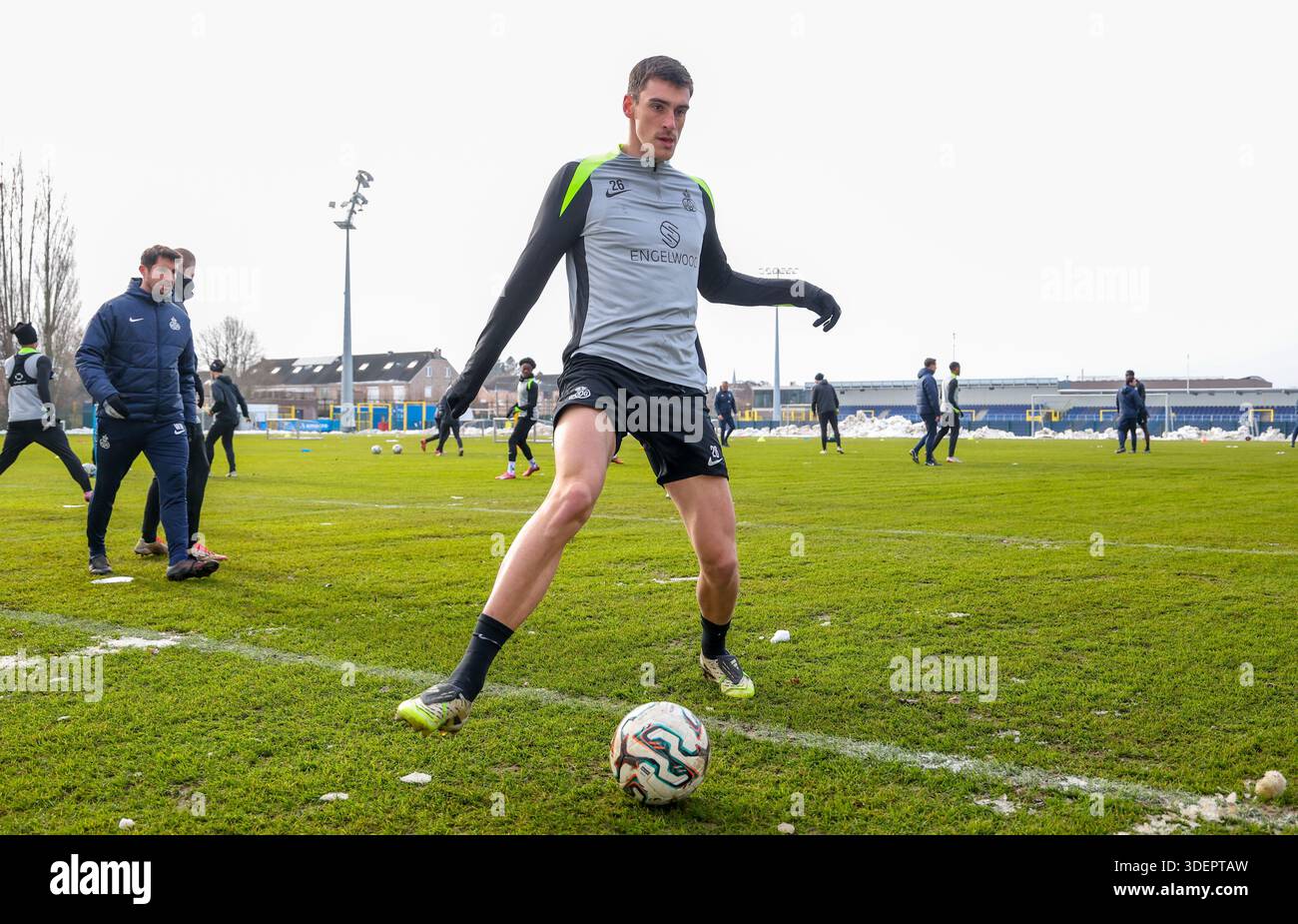 Union's Ross Sykes pictured during a training session part of the ...