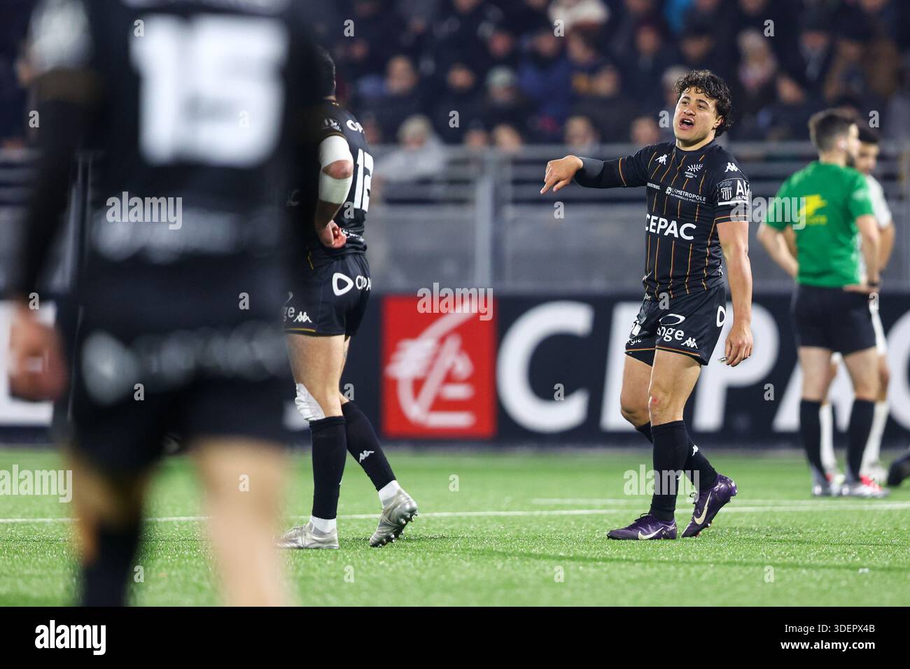 Caleb MUNTZ of Provence Rugby during the Pro D2 match between Aix-en ...
