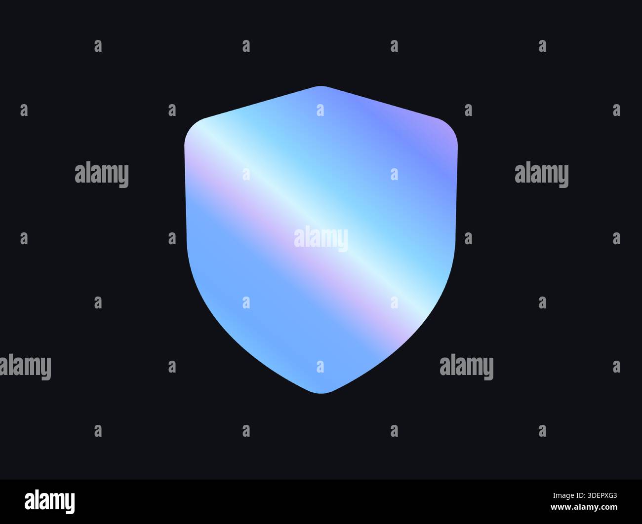 Holographic Foil Sticker Chrome Shield Holograph Emblem, Badge Luxury ...