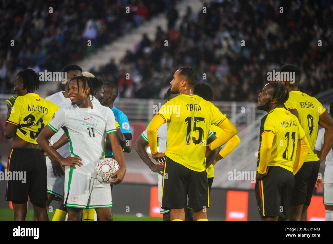 FES, MOROCCO - DECEMBER 30: Samuel Chukwueze of Nigeria and Jordan ...