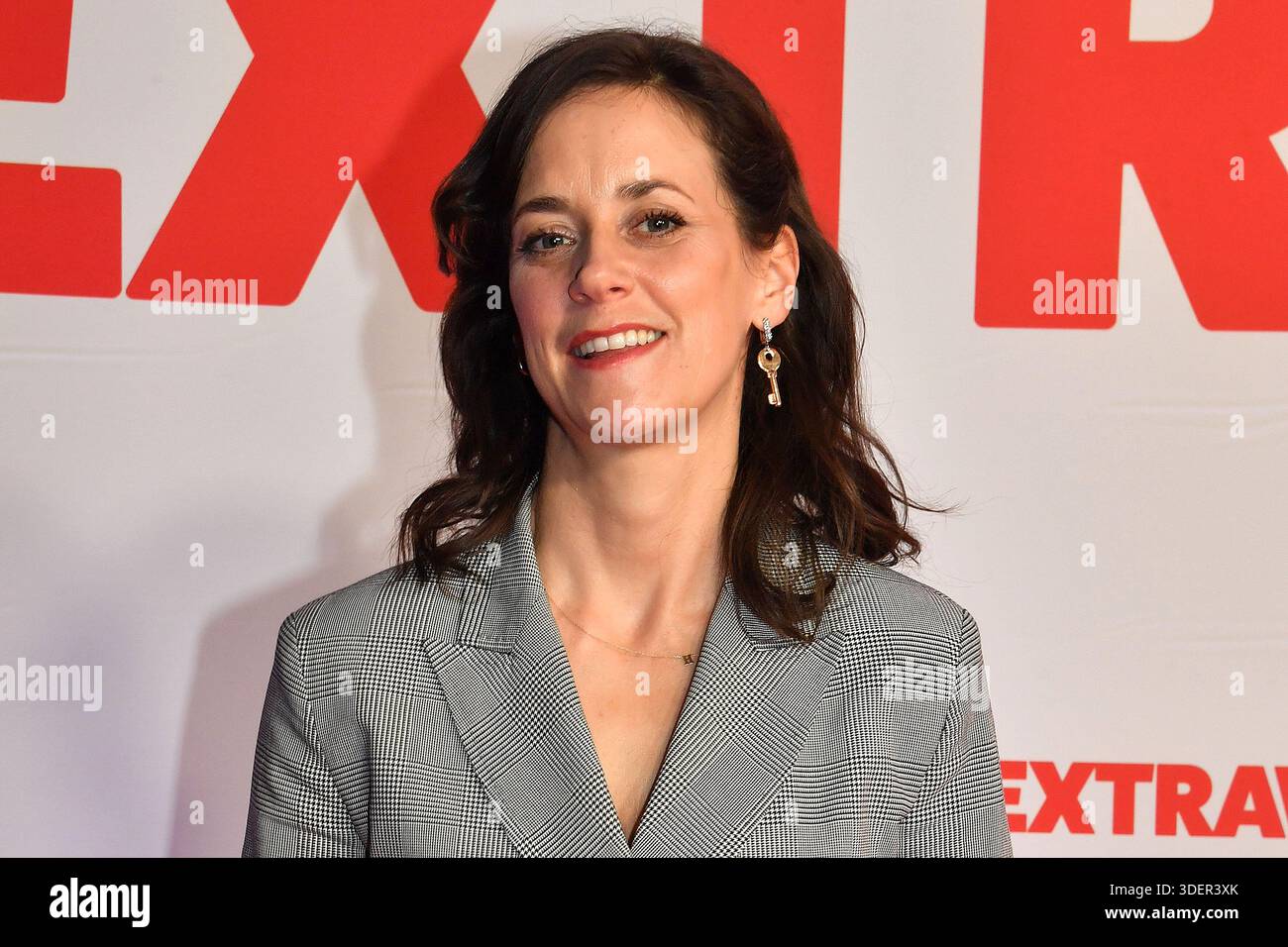 Anja Knauer attends the premiere of the movie "Extrawurst" at Mathaeser ...