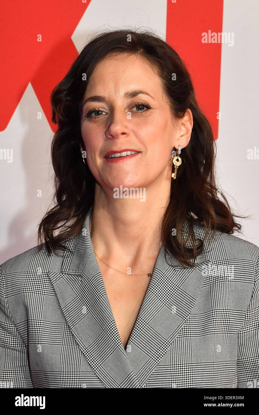 Anja Knauer attends the premiere of the movie "Extrawurst" at Mathaeser ...