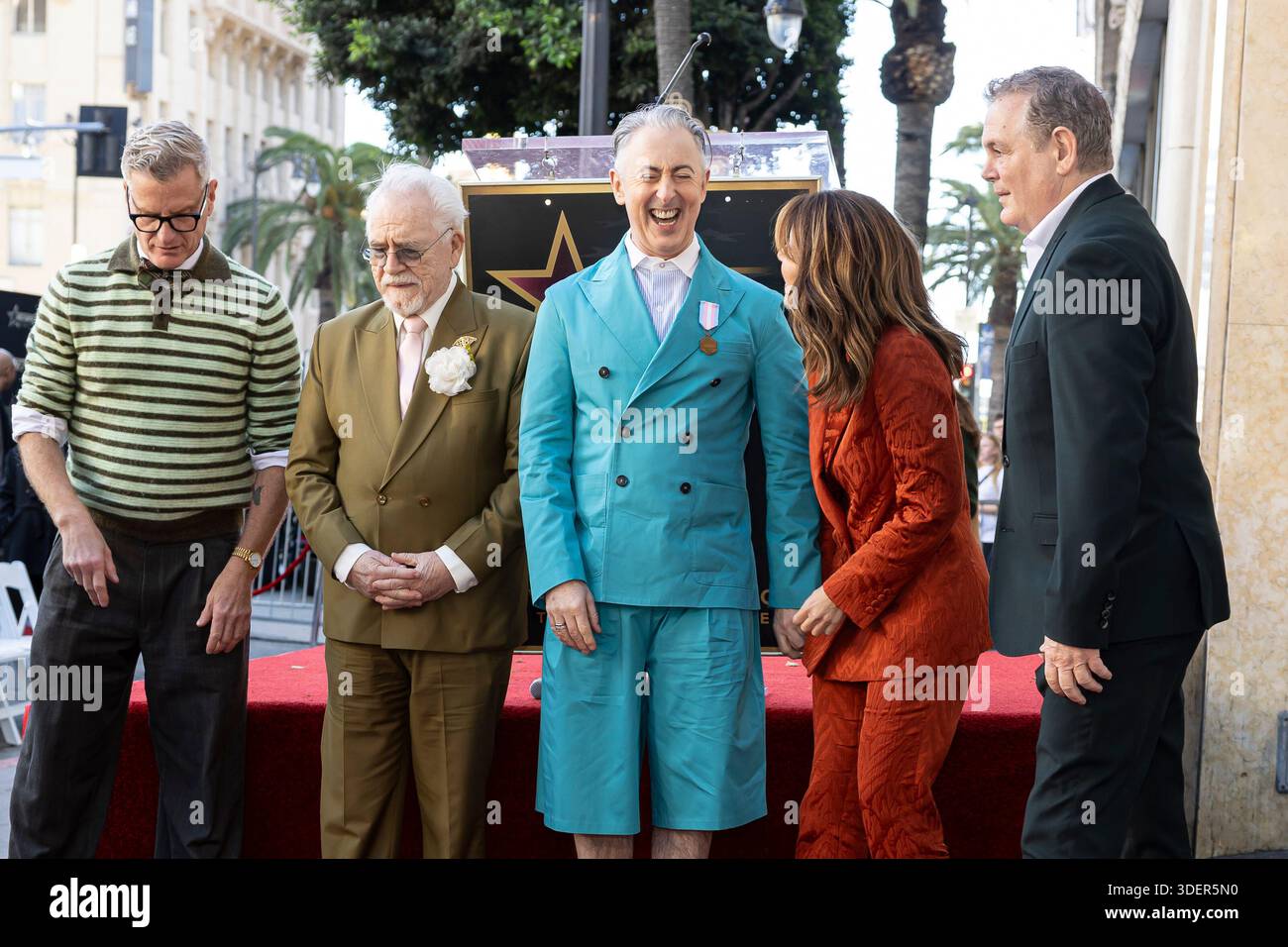 Marc Malkin, Brian Cox, Alan Cumming, Monica Lewinsky and Jerry Neuman ...