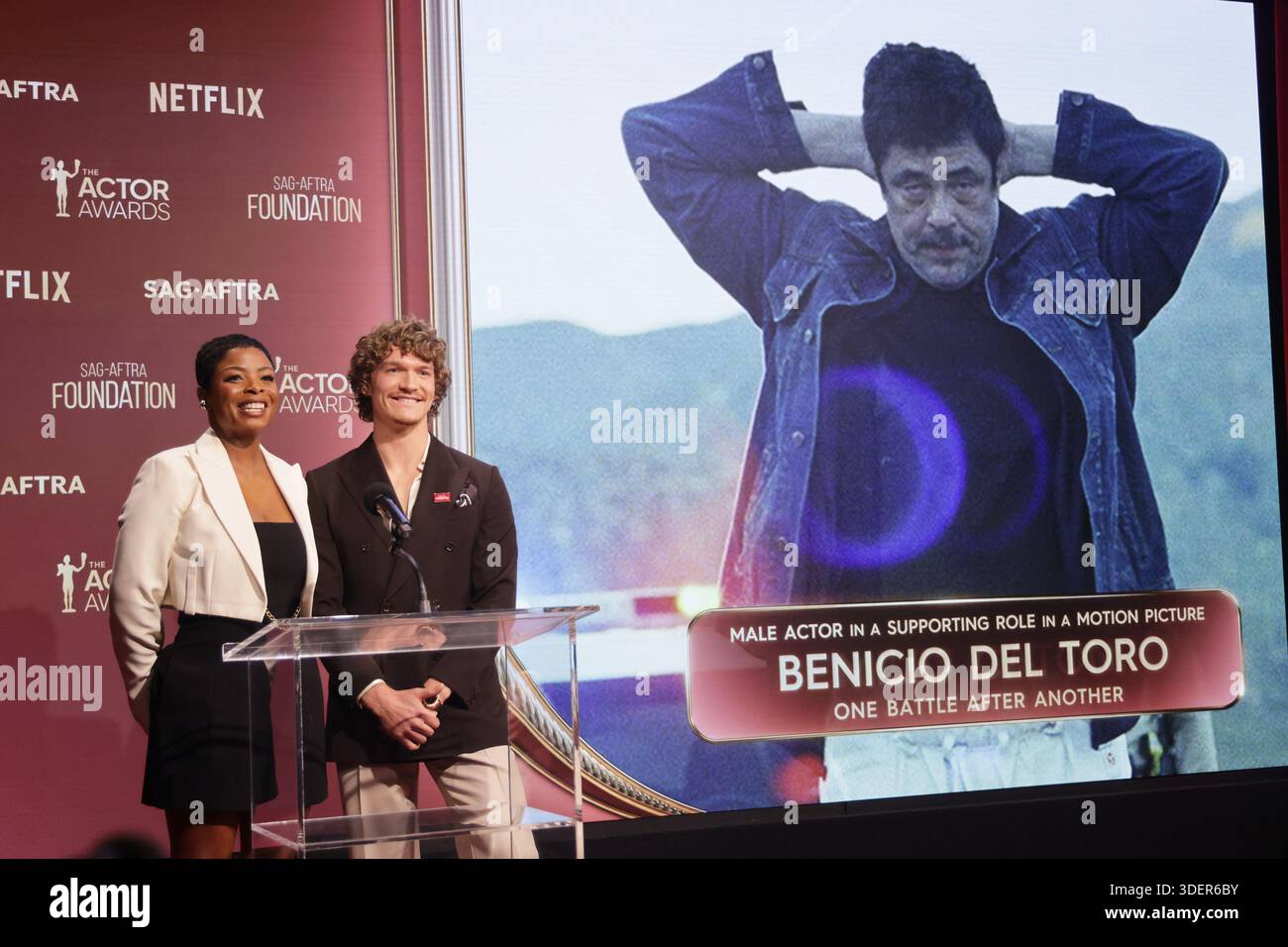 Janelle James and Connor Storrie at the 32nd Annual Actor Awards ...