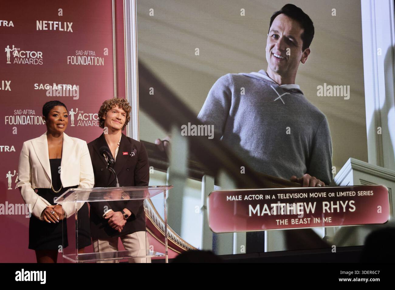 Janelle James and Connor Storrie at the 32nd Annual Actor Awards ...