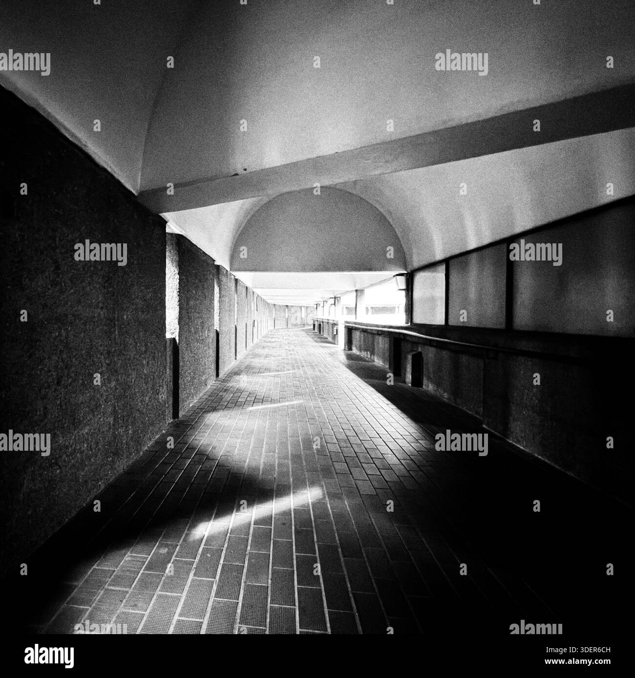 Walkway, The Barbican, London, UK Stock Photo - Alamy
