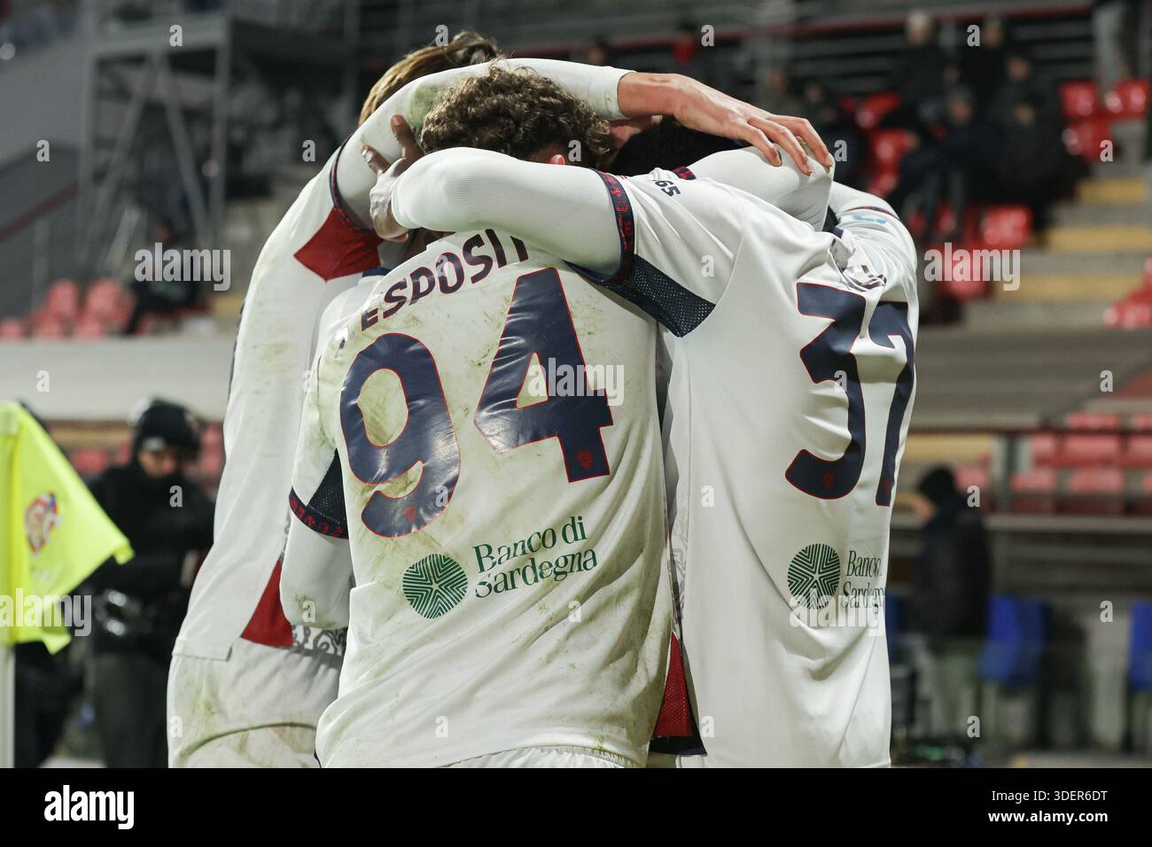 Cremona, Italy. 8th, January 2026. Yael Trepy (37) of Cagliari ...