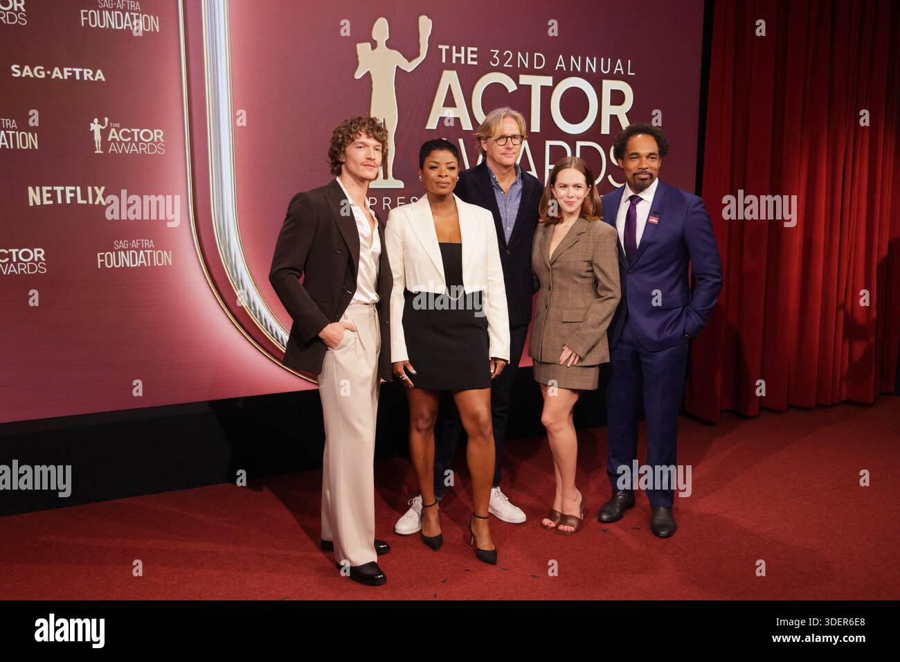 Connor Storrie, Janelle James, John Brockett, Elizabeth McLaughlin, and ...