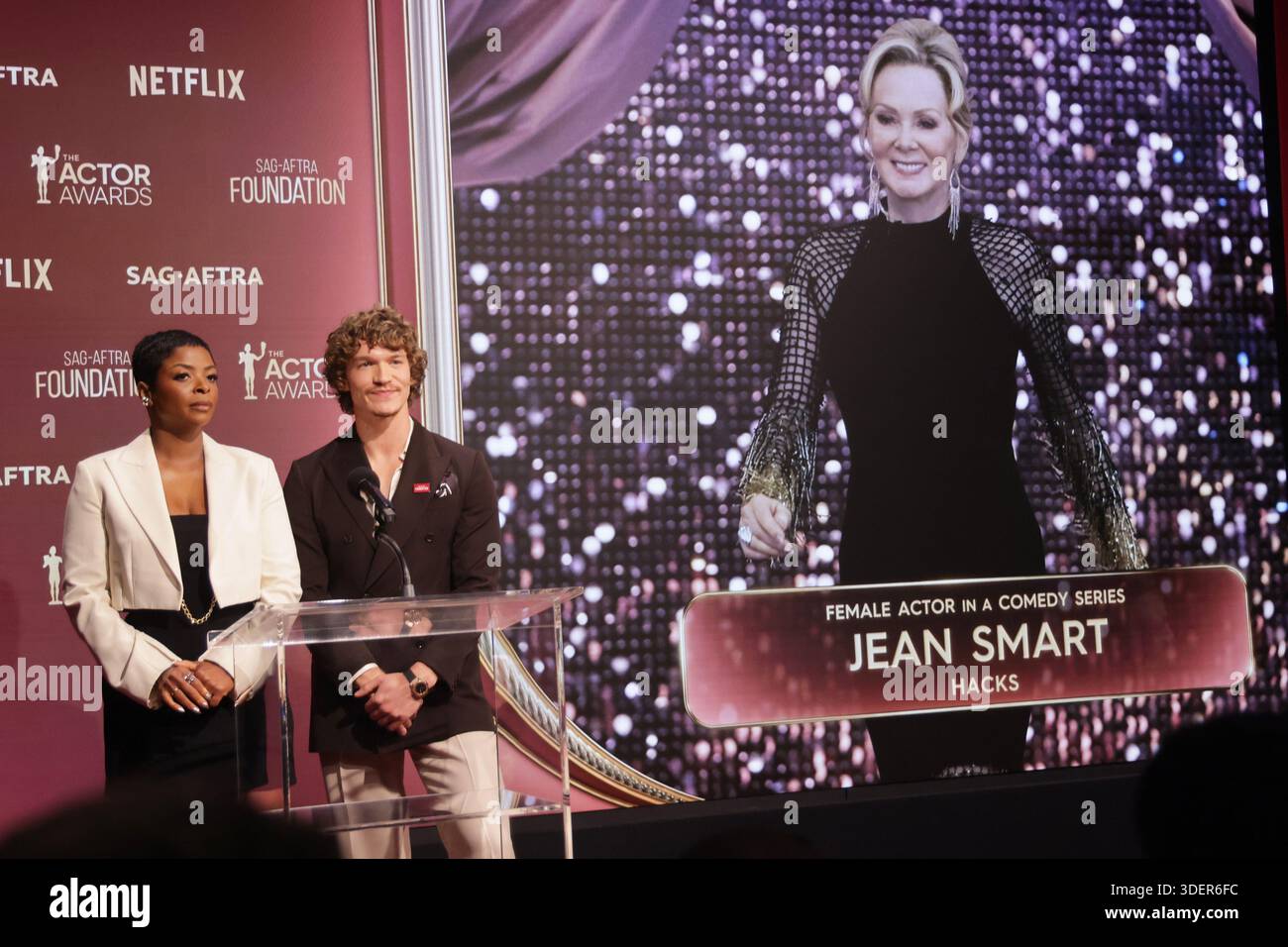 Janelle James and Connor Storrie at the 32nd Annual Actor Awards ...