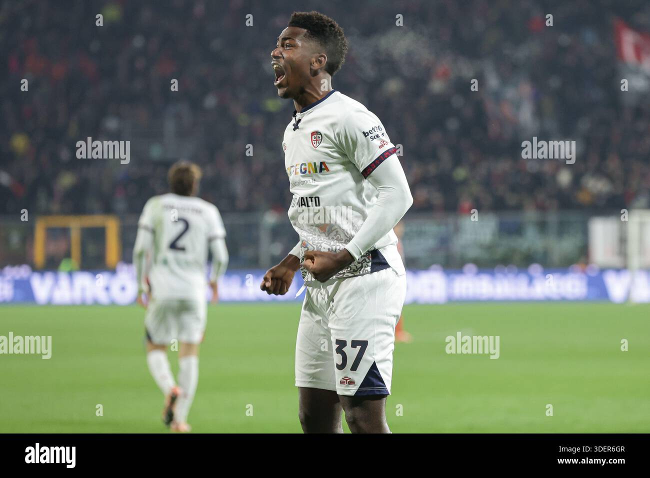 Cremona, Italy. 8th Jan, 2026. Yael Trepy (37) of Cagliari seen in ...