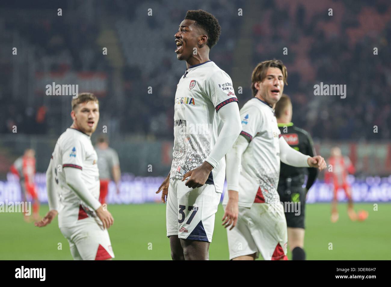 Cremona, Italy. 8th, January 2026. Yael Trepy (37) of Cagliari seen in ...