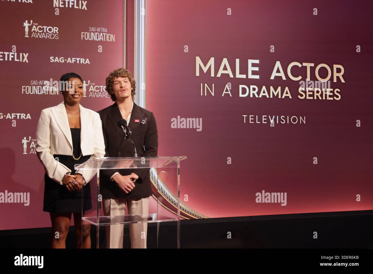 Janelle James and Connor Storrie at the 32nd Annual Actor Awards ...