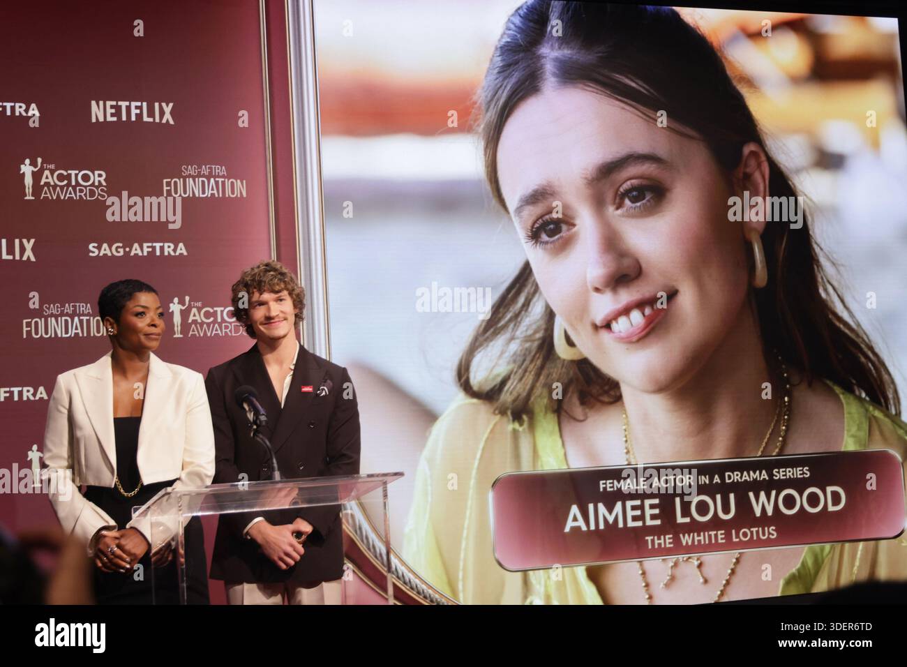 Janelle James and Connor Storrie at the 32nd Annual Actor Awards ...