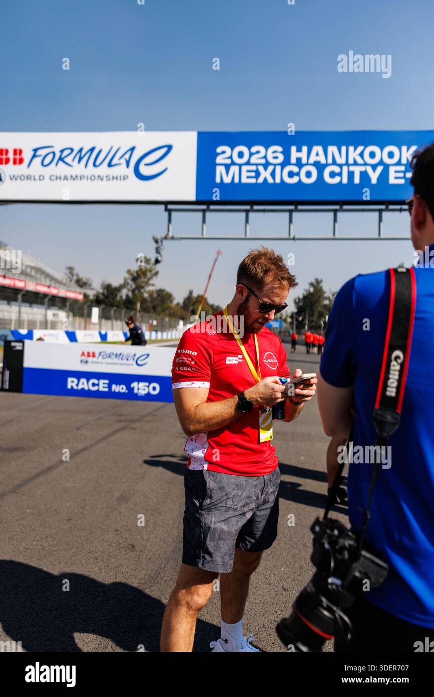 Cuidad de Mexico, Mexico. 08th January 2026. Nissan reserve driver Sam ...