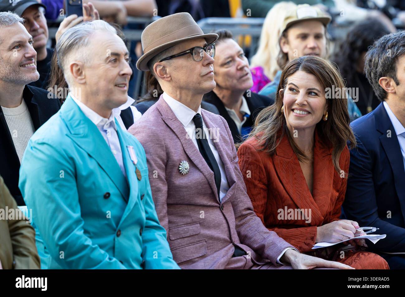 Alan Cumming, Grant Shaffer and Monica Lewinsky attends as Alan Cumming ...