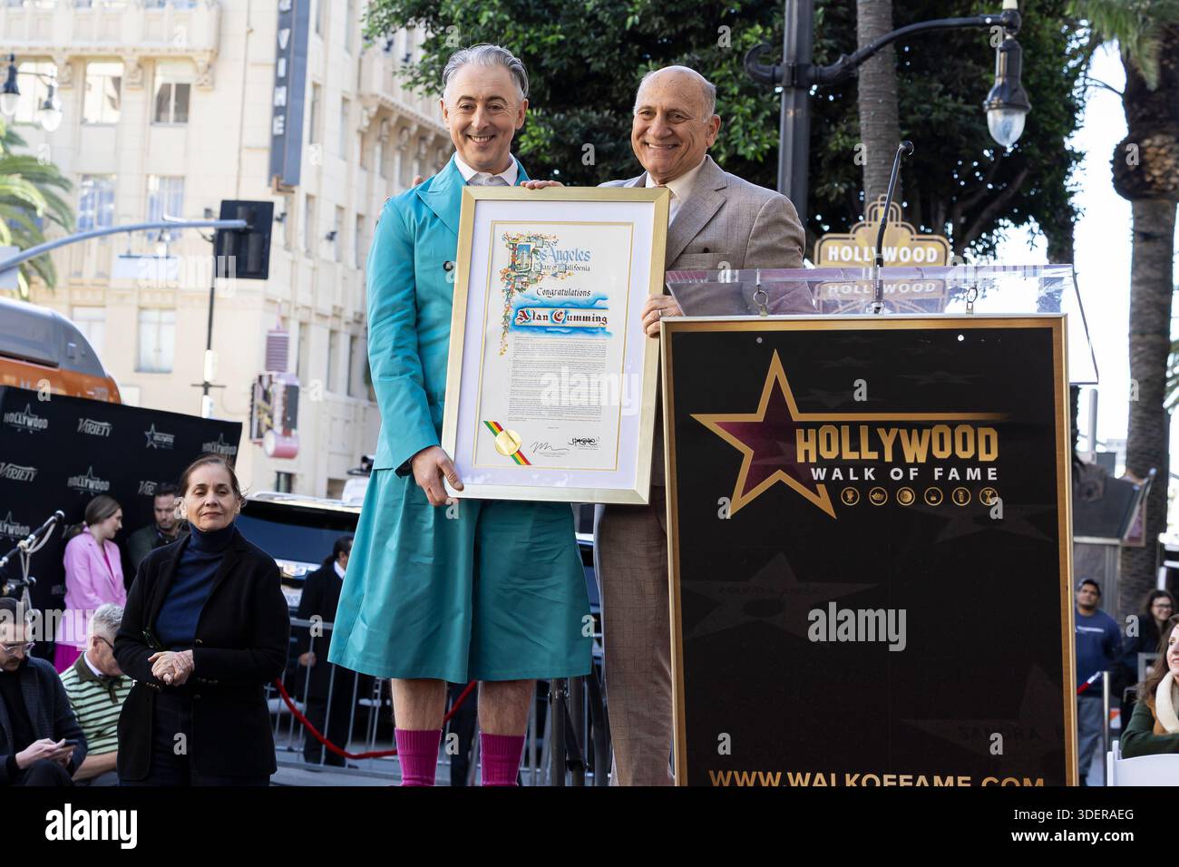 Alan Cumming and Steve Nissen attend as Alan Cumming is honored with a ...