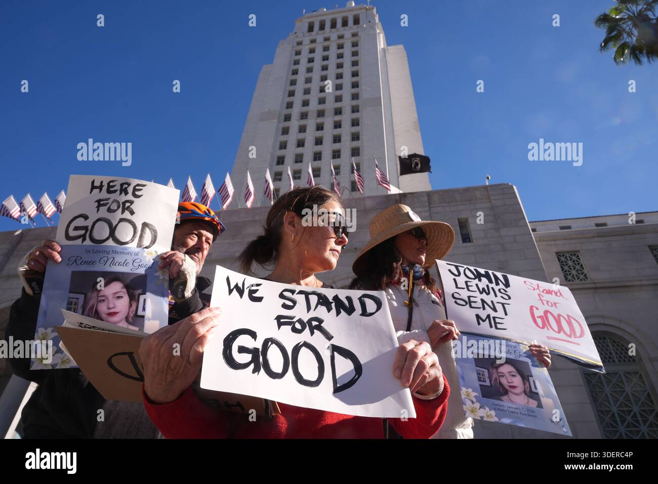 Demonstrators gather in remembrance for Renee Good, a Minneapolis woman ...