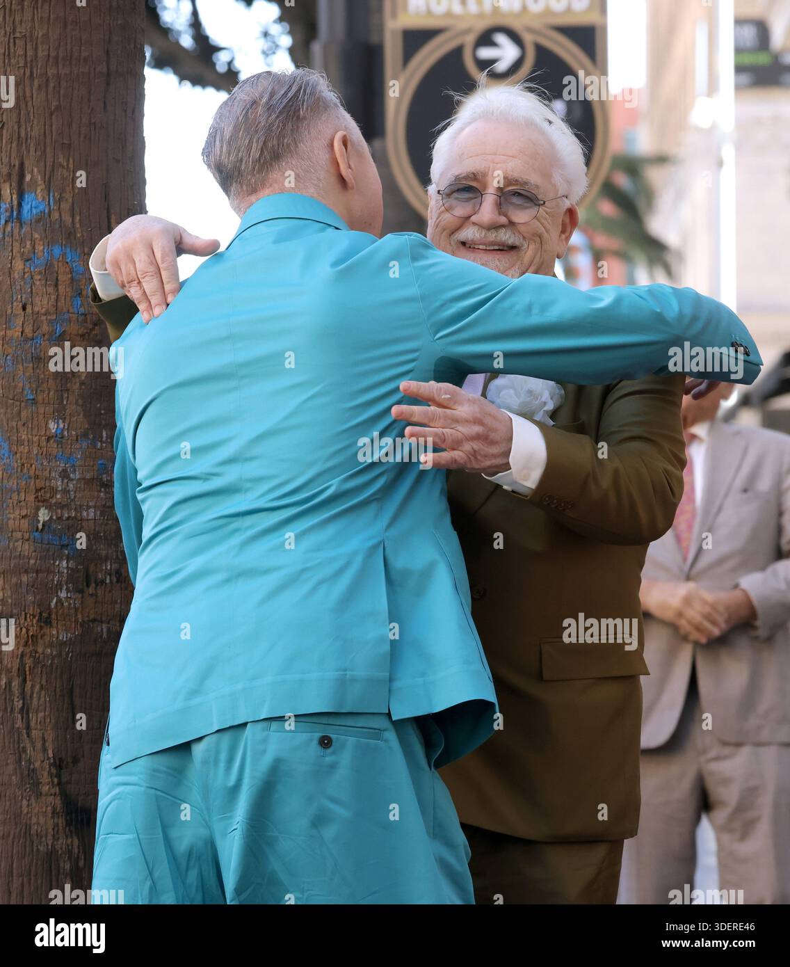 Alan Cumming and Brian Cox attend an unveiling ceremony honoring Alan ...