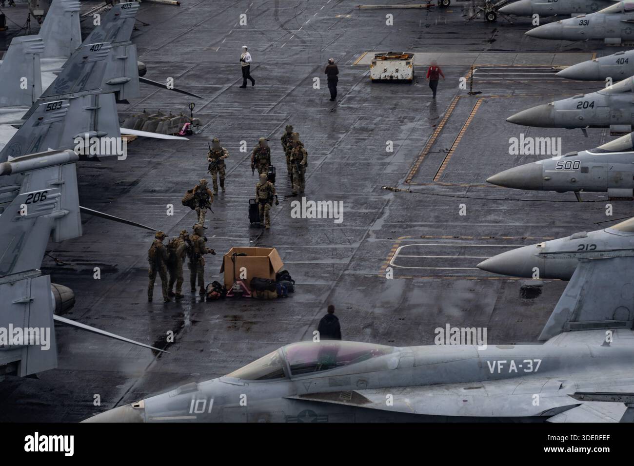 U.S. Coast Guard and Law Enforcement Tactical Team members, Sailors ...
