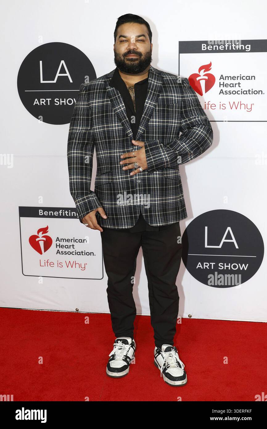 Ca. 07th Jan, 2026. Adrian Dev at arrivals for The 2026 LA Art Show ...